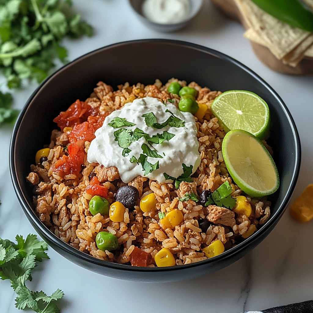 Healthy Turkey Taco Rice Bowl Recipe - Can Cook It