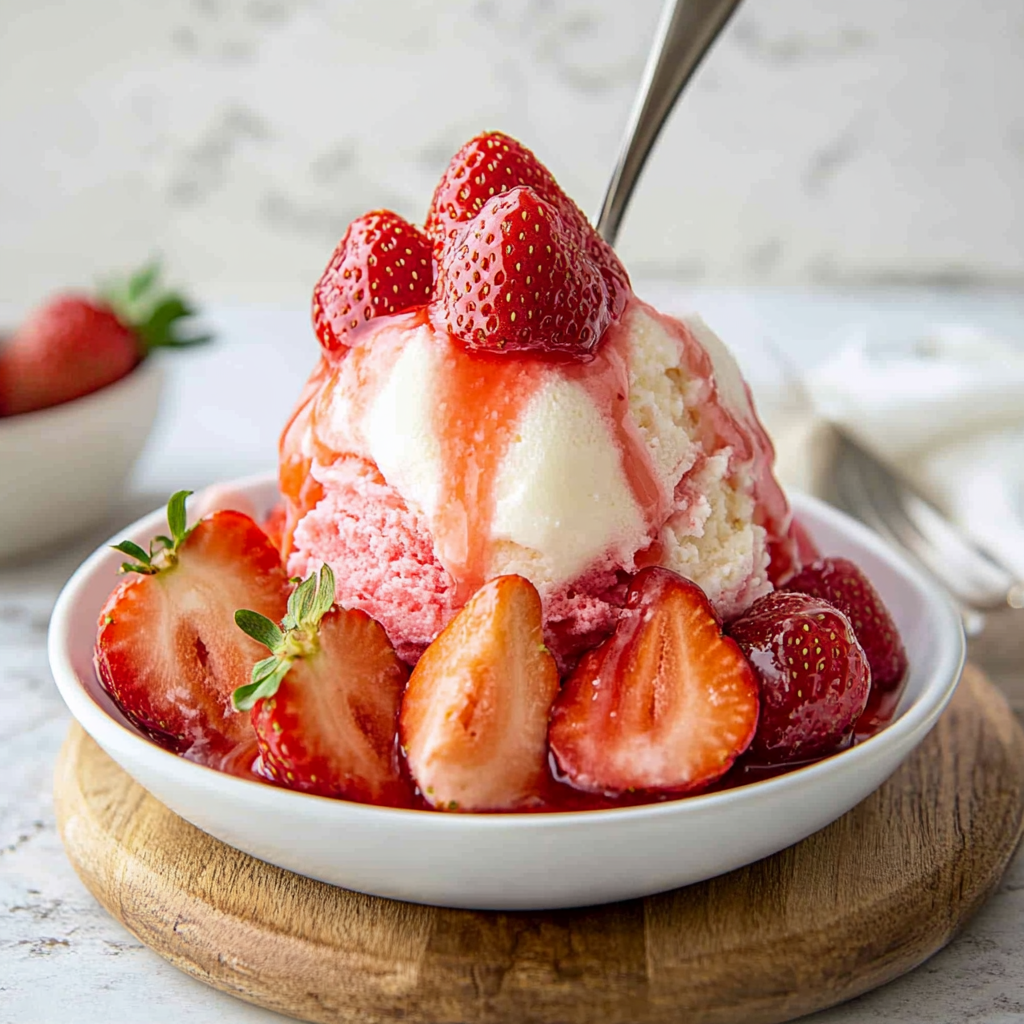 Strawberry Bingsu Recipe for Summer Bliss