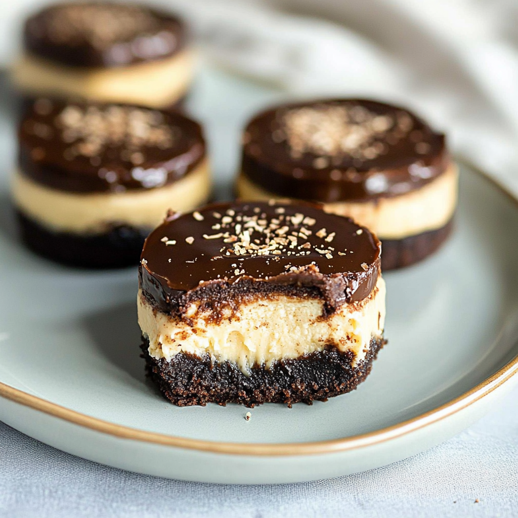 Baileys Cheesecake Brownie Bites